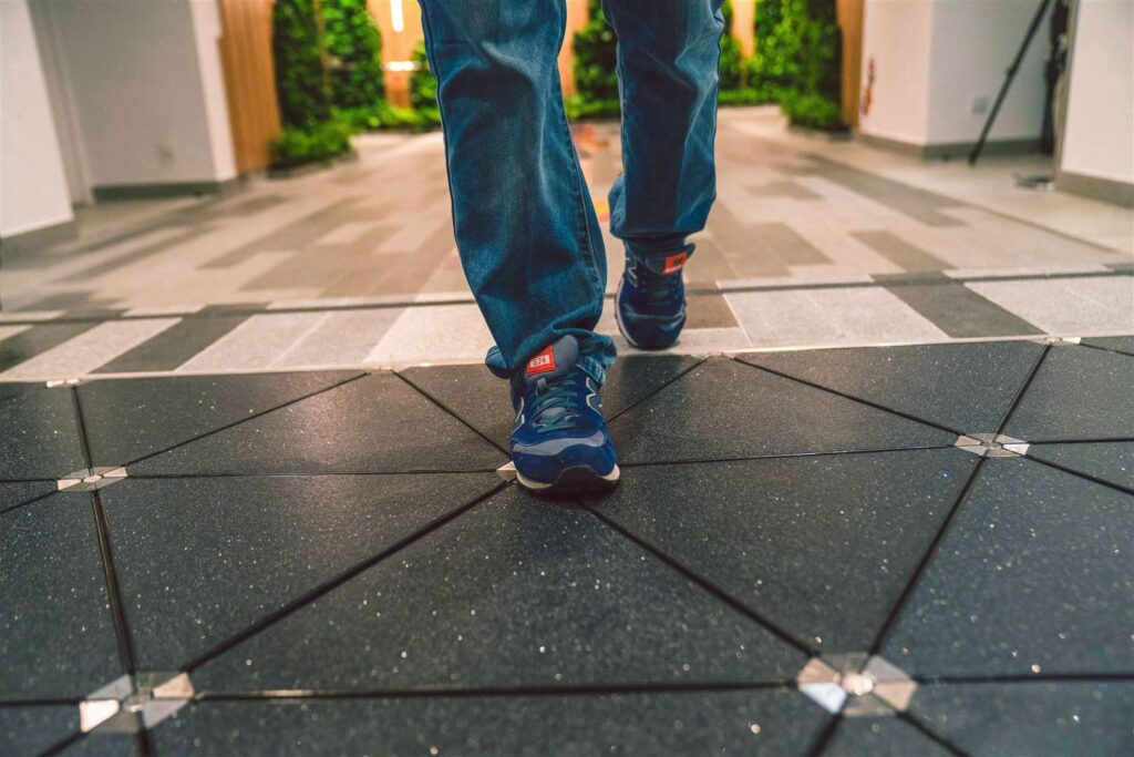 Floor Tiles That Generate Electricity from Footsteps?