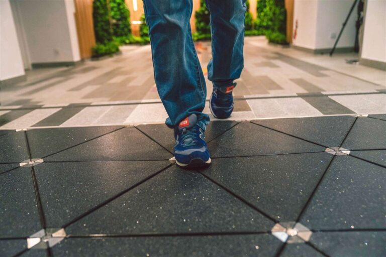 Floor Tiles That Generate Electricity from Footsteps? Floor Tiles That Generate Electricity from Footsteps?
